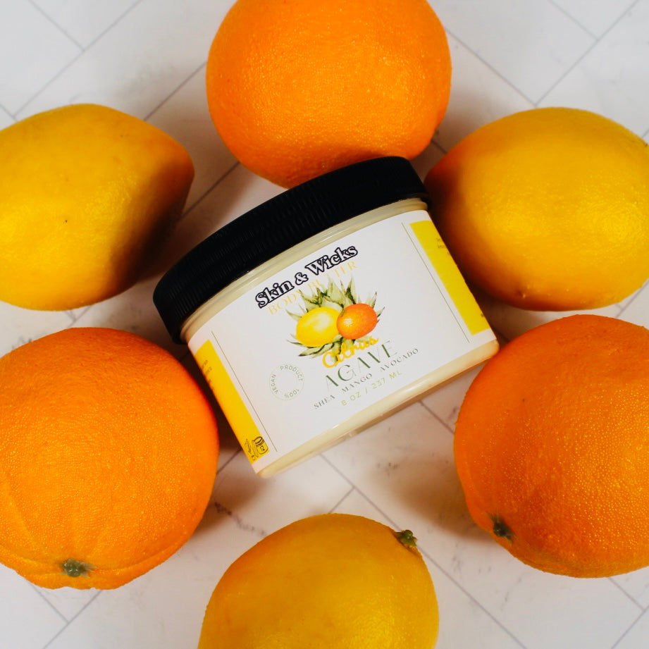 Citrus Agave Organic Body Butter – Skin and Wicks