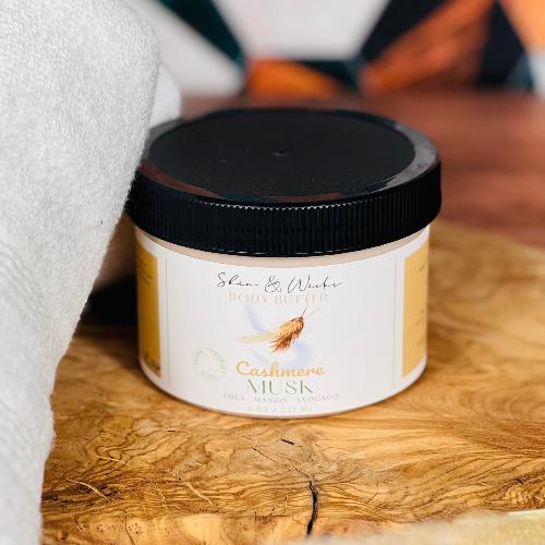 Cashmere Musk Organic Body Butter – Skin and Wicks